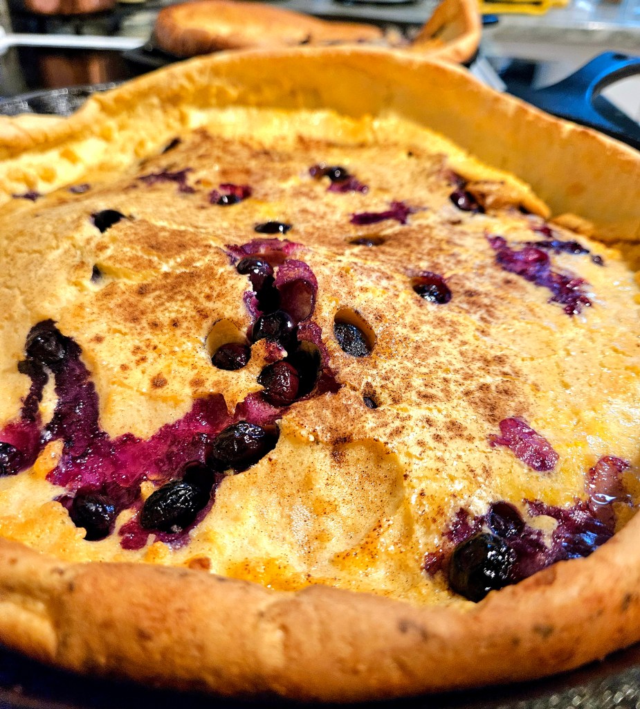 Blueberry Puff Pancake Recipe - Homestead on Lakeside