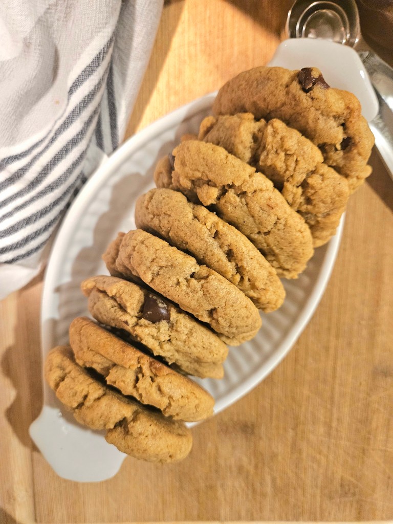 Peanut Butter Chocolate Chip Cookies - Homestead on Lakeside